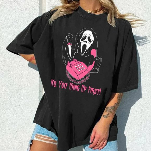Next Level Apparel | Shirts | Next Level Ghostface No You Hang Up First Unisex Tshirt Black M2xl ...